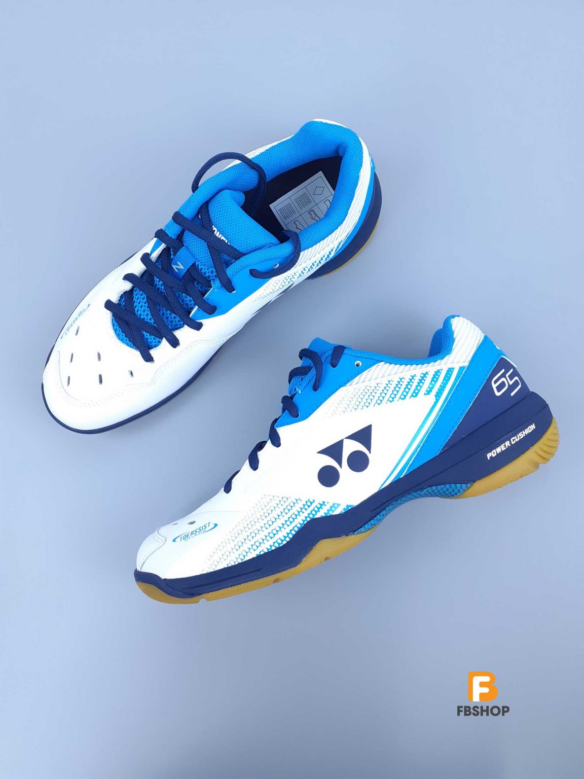 Giày Yonex SHB 65Z3 Men Trắng Xanh | Bản NEW 2023 ấn tượng