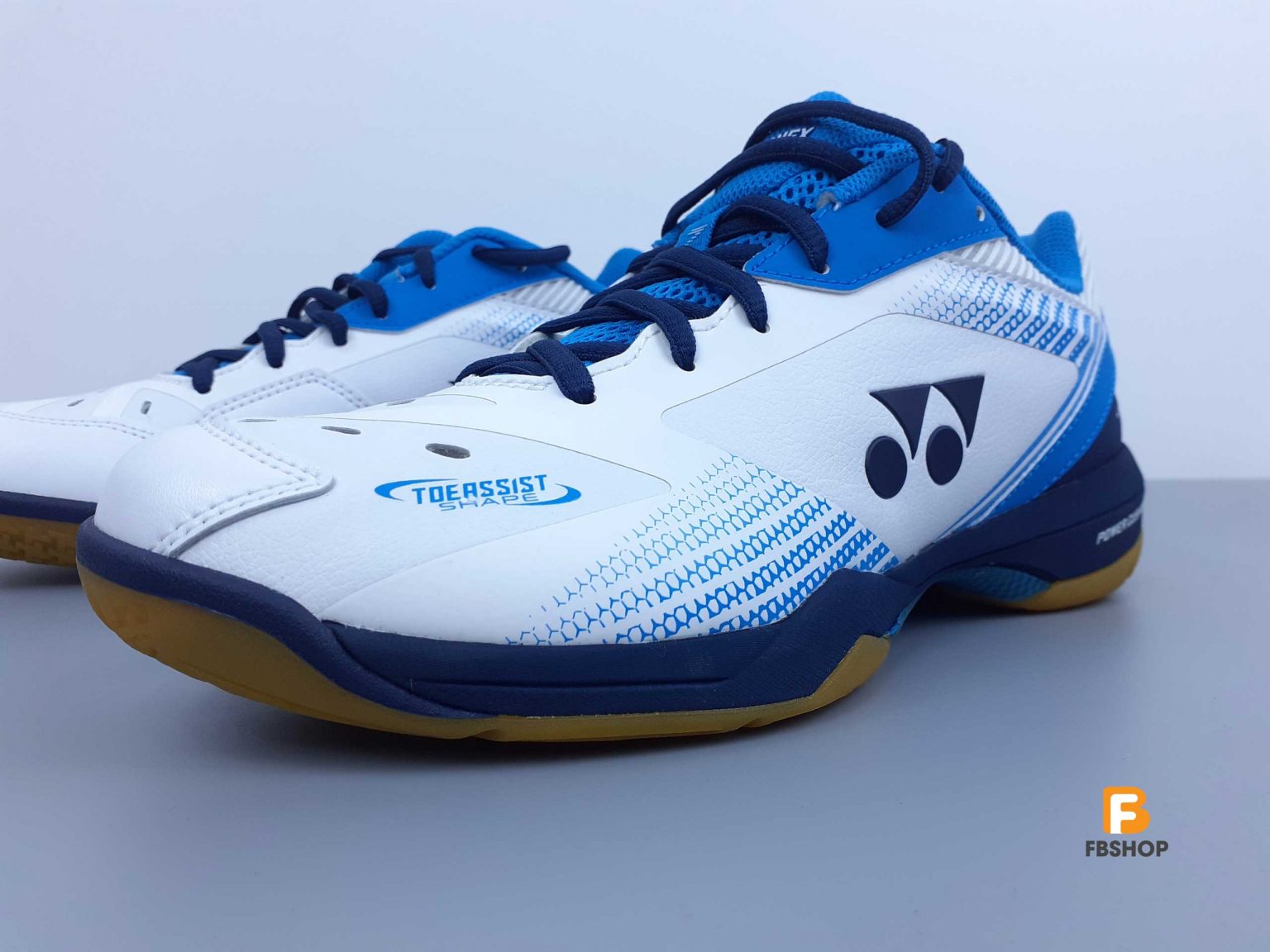 Giày Yonex SHB 65Z3 Men Trắng Xanh | Bản NEW 2023 ấn tượng