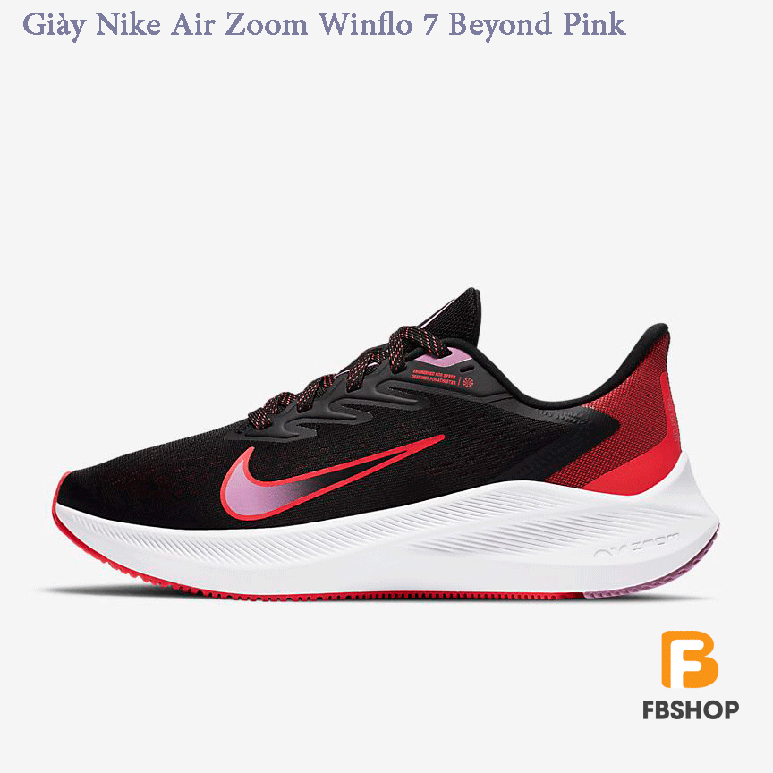 Giày Nike Air Zoom Winflo 7 Beyond Pink | Khoảng Cách An Toàn