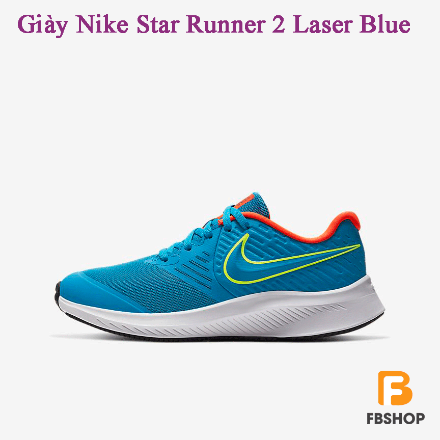 Giày Nike Star Runner 2 Laser Blue | Bạn Đồng Hành Của Trẻ