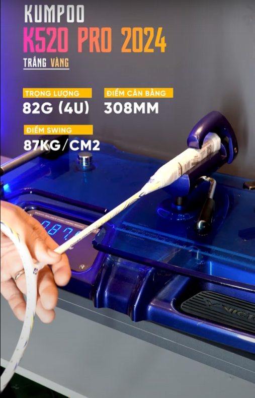 Vợt Cầu Lông Kumpoo K520 Pro 2024 - Phiên bản mới nâng cấp