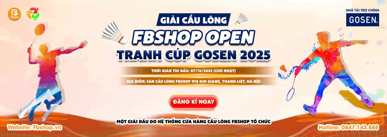 Cách xem giải cầu lông FBshop 2025 trên Facebook, Tiktok, Youtube
