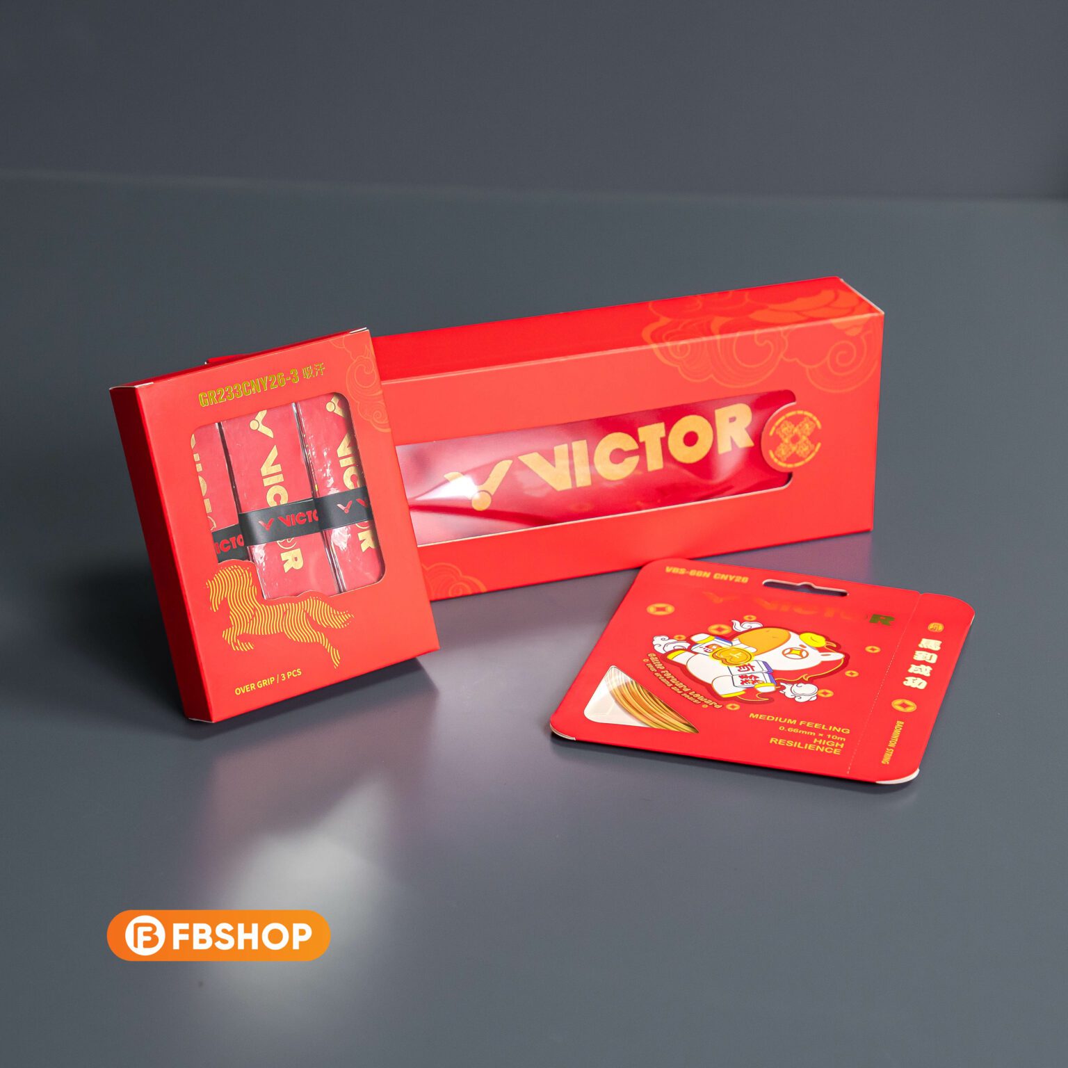 Set Vợt Cầu Lông Victor Auraspeed HS Plus CNY 2026 | Mã Đáo Thành Công